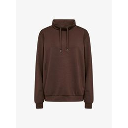Strickpullover soyaconcept "Soya Concept Sweater SC", Damen, Gr. S, 8694 hot fudge, Obermaterial: 48% Modal, 48% Polyester, 4% Elasthan, Pullover Strickpullover