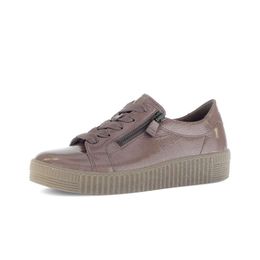 Sneaker Gabor "Sneaker low", Damen, Gr. 40,5, rosa, Schuhe Sneaker