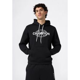 Kapuzensweatshirt Champion "Graphic Hoodie", Herren, Gr. M (48/50), nbk, Obermaterial: 55% Baumwolle, 45% Polyester, Sweatshirts