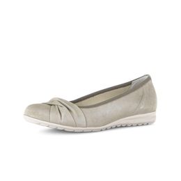 Ballerina Gabor "Sportliche Ballerina", Damen, Gr. 37, gr&uuml;n, Schuhe Ballerina