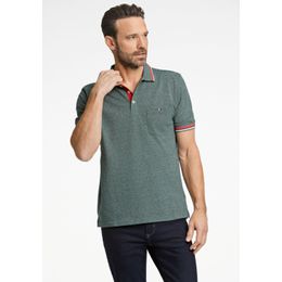 Poloshirt Bison "Poloshirt Comfort Fit", Herren, Gr. 4XL, gr&uuml;n, Obermaterial: 50% Baumwolle, 50% Polyester, l&auml;ssig geschnitten, Rundhals, Shirts