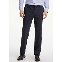 Anzughose LINDBERGH "Anzughose Modern Fit", Herren, Gr. 60, blau (navy), Obermaterial: 54% Polyester, 44% Wolle, 2% Elasthan; Futter: 95% Polyester, 5% Elasthan, meliert, normal, Hosen Anzughose
