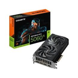 Gigabyte GeForce RTX 5060 Ti WINDFORCE 8G, Grafikkarte DLSS 4, 3x DisplayPort, 1x HDMI 2.1