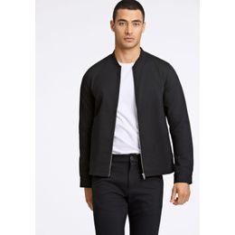 Hemdjacke LINDBERGH "Hemdjacke Slim Fit", Herren, Gr. L, schwarz, Obermaterial: 75% Polyester, 22% Viskose, 3% Elasthan; Futter: 95% Polyester, 5% Elasthan, schmal, Jacken