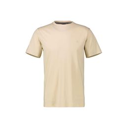 T-Shirt Lerros "Basic T-Shirt in Grossen Gr&ouml;ssen", Herren, Gr. 5XL, wei&szlig; (foam wei&szlig;), 100% Baumwolle, Rundhals, Shirts T-Shirt