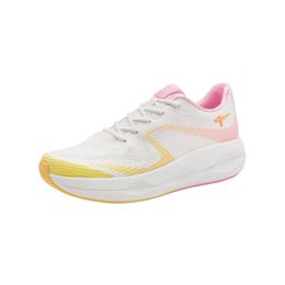 Sneaker Tamaris "Tamaris Sneaker Lederimitat/Textil", Damen, Gr. 42, wei&szlig; kombi, Lederimitat, Textil, Schuhe Sneaker