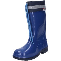 Gummistiefel Bockstiegel "Regenstiefel Kim", M&auml;dchen, Gr. 34, blau, Obermaterial: 100% PVC PVC., Schuhe Gummistiefel
