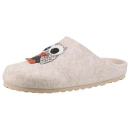 Aniston Clogs Damen Gr&ouml;&szlig;e 39 beige / rot / schwarz / wei&szlig;
