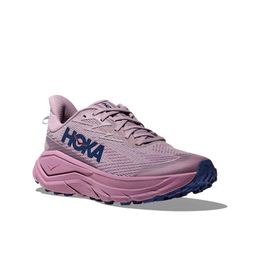 Trailrunningschuh Hoka One One "CHALLENGER 8 GORE-TEX", Damen, Gr. 38,5, rosa (fragrant lila, berry mauve), Synthetik, Textil, Schuhe, wasserdicht