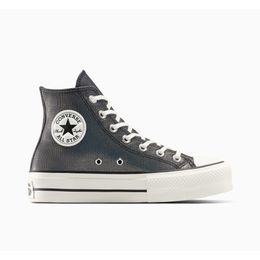 Sneaker Converse "CHUCK TAYLOR ALL STAR LIFT", Damen, Gr. 40, schwarz, schwarz, egret, Textil, Schuhe Sneaker