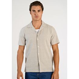 Flanellhemd LINDBERGH "Freizeithemd Relaxed Fit", Herren, Gr. XL, Normalgr&ouml;&szlig;en, army, Obermaterial: 98% Baumwolle, 2% Elasthan, Hemden