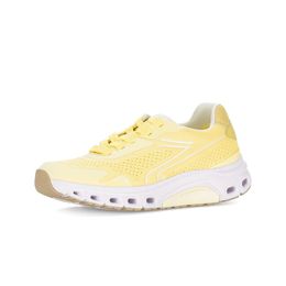 Sneaker Gabor "Sneaker low", Damen, Gr. 35,5, gelb, Schuhe Sneaker