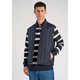 Anzugweste LINDBERGH "Weste Relaxed Fit", Herren, Gr. L, blau (navy), Obermaterial: 100% Polyamid; Futter: 100% Polyester; F&uuml;llung: 100% Polyester, Westen Anzugweste