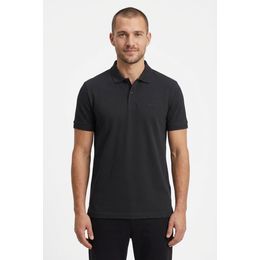 Poloshirt BOSS Green "Pio", Herren, Gr. XXL, dunkelblau402, Jersey, Obermaterial: 100% Baumwolle, unifarben, regular fit normal, hoch geschlossener Ausschnitt, eingesetzt B&uuml;ndchen, Shirts, mit Polokragen