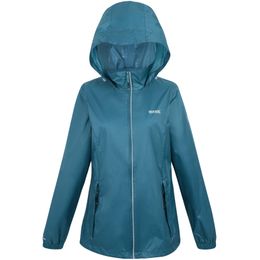 Regenjacke Regatta "Bekleidung RWW304-C5M Regatta Corinne IV", Damen, Gr. 36, blau, Obermaterial: 100% Polyamid PA., Jacken Regenjacke
