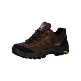 Wanderschuh Grisport "Wanderschuhe Grisport", Damen, Gr. 36, braun (braun, schwarz), Obermaterial: 100% Rindnubukleder CNU., Schuhe Wanderschuh