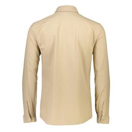 Flanellhemd LINDBERGH "Freizeithemd Relaxed Fit", Herren, Gr. L, Normalgr&ouml;&szlig;en, sand, Obermaterial: 98% Baumwolle, 2% Elasthan, Hemden