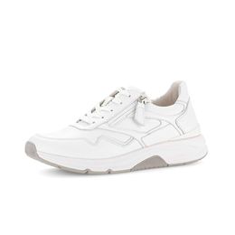 Sneaker Gabor "Sneaker low", Damen, Gr. 38,5, wei&szlig;, Schuhe Sneaker