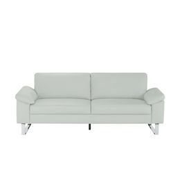 Max Schelling Ledersofa mit Kufengestell Maximum grau Ma&szlig;e (cm): B: 224 H: 89 T: 97.0 &raquo; M&ouml;bel Kraft