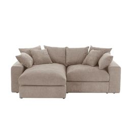 Primo Ecksofa beidseitig montierbar Nea braun Ma&szlig;e (cm): B: 260 H: 81 T: 190.0 &raquo; M&ouml;bel Kraft