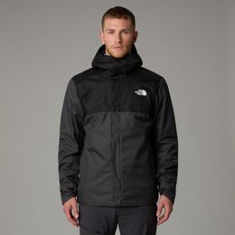 Funktionsjacke The North Face "M QUEST ZIP-IN JACKET - EU", Herren, Gr. S, schwarz (asphalt grau, tnf schwarz, npf), Obermaterial: 100% Polyester, normal, Jacken Funktionsjacke, f&uuml;r vielseitige Eins&auml;tze bei wechselhaftem Wetter, atmungsaktiv