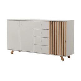 M&ouml;bel Kraft Sideboard creme Ma&szlig;e (cm): B: 160 H: 85 T: 40.0 &raquo; M&ouml;bel Kraft
