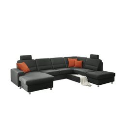 Kollektion Kraft Wohnlandschaft Steel Marc grau Ma&szlig;e (cm): B: 311 H: 85 T: 234.0 &raquo; M&ouml;bel Kraft