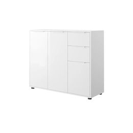 M&ouml;bel Kraft Sideboard wei&szlig; Ma&szlig;e (cm): B: 106,2 H: 87,6 T: 35.3 &raquo; M&ouml;bel Kraft