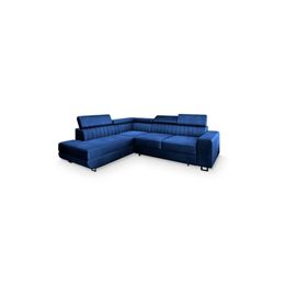 MASSENO Ecksofa mit Schlaffunktion Nola blau Ma&szlig;e (cm): B: 253 H: 88 &raquo; M&ouml;bel Kraft