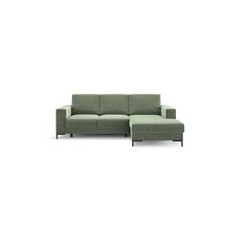 Selsey Ecksofa mit Schlaffunktion Mokpeo gr&uuml;n Ma&szlig;e (cm): B: 244 H: 85 &raquo; M&ouml;bel Kraft