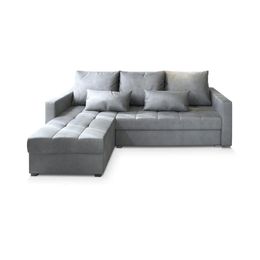 MASSENO Ecksofa Kos grau Ma&szlig;e (cm): B: 220 H: 85 &raquo; M&ouml;bel Kraft