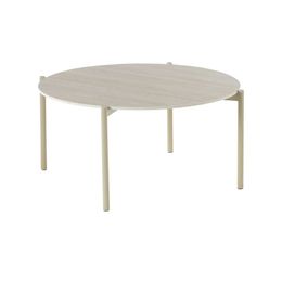 M&ouml;bel Kraft Couchtisch beige Ma&szlig;e (cm): H: 40 &Oslash;: 85.0 &raquo; M&ouml;bel Kraft