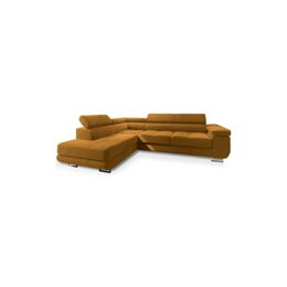 MASSENO Ecksofa mit Schlaffunktion Selva gelb Ma&szlig;e (cm): B: 277 H: 90 &raquo; M&ouml;bel Kraft