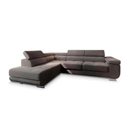 MASSENO Ecksofa mit Schlaffunktion Apiro braun Ma&szlig;e (cm): B: 277 H: 90 &raquo; M&ouml;bel Kraft