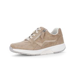 Sneaker Gabor "Sneaker low", Damen, Gr. 35,5, beige, Schuhe Sneaker
