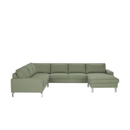 Max Schelling Wohnlandschaft Maximum 2.0 gr&uuml;n Ma&szlig;e (cm): B: 333 H: 86 T: 253.0 Sofas > Sofas nach Material > Stoffsofas &raquo; Sofa DE