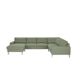 Max Schelling Wohnlandschaft Maximum 2.0 gr&uuml;n Ma&szlig;e (cm): B: 333 H: 86 T: 253.0 Sofas > Sofas nach Material > Stoffsofas &raquo; Sofa DE