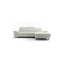 Selsey Ecksofa mit Schlaffunktion Lambo grau Ma&szlig;e (cm): B: 268 H: 98 Sofas > Sofas nach Material > Stoffsofas &raquo; Sofa DE