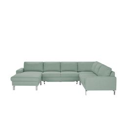 Max Schelling Wohnlandschaft Maximum 2.0 gr&uuml;n Ma&szlig;e (cm): B: 333 H: 86 T: 253.0 Sofas > Sofas nach Material > Stoffsofas &raquo; Sofa DE