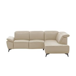 U.N.O uno Ecksofa Belfast beige Ma&szlig;e (cm): B: 260 H: 100 T: 203.0 Sofas > Sofas nach Material > Ledersofas &raquo; Sofa DE
