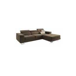 MASSENO Ecksofa mit Schlaffunktion Elma beige Ma&szlig;e (cm): B: 280 H: 90 Sofas > Sofas nach Material > Stoffsofas &raquo; Sofa DE