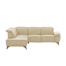 U.N.O uno Ecksofa Belfast beige Ma&szlig;e (cm): B: 260 H: 100 T: 203.0 Sofas > Sofas nach Material > Ledersofas &raquo; Sofa DE