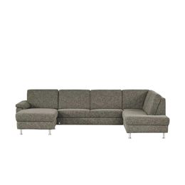 DIVA Wohnlandschaft grau - Webstoff DIVA braun Ma&szlig;e (cm): H: 90 Sofas > Sofas nach Material > Stoffsofas &raquo; Sofa DE
