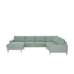 Max Schelling Wohnlandschaft Maximum 2.0 gr&uuml;n Ma&szlig;e (cm): B: 333 H: 86 T: 253.0 Sofas > Sofas nach Material > Stoffsofas &raquo; Sofa DE