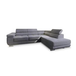 MASSENO Ecksofa mit Schlaffunktion Apiro grau Ma&szlig;e (cm): B: 277 H: 90 Sofas > Sofas nach Material > Stoffsofas &raquo; Sofa DE