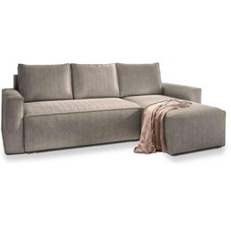 MASSENO Ecksofa mit Schlaffunktion Potaro beige Ma&szlig;e (cm): B: 230 H: 85 Sofas > Sofas nach Material > Stoffsofas &raquo; Sofa DE