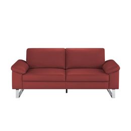 Max Schelling Ledersofa mit Kufengestell Maximum rot Ma&szlig;e (cm): B: 204 H: 89 T: 97.0 Sofas > Sofas nach Material > Ledersofas &raquo; Sofa DE