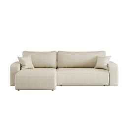 Ecksofa mit Schlaffunktion Pianio beige Ma&szlig;e (cm): B: 272 H: 82 Sofas > Sofas nach Material > Stoffsofas &raquo; Sofa DE