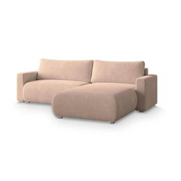 MASSENO Ecksofa mit Schlaffunktion Turin rosa/pink Ma&szlig;e (cm): B: 265 H: 83 Sofas > Sofas nach Material > Stoffsofas &raquo; Sofa DE