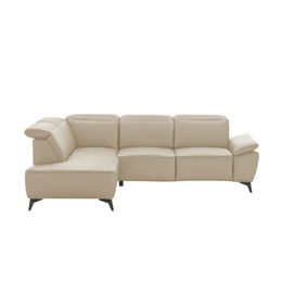 U.N.O uno Ecksofa Belfast beige Ma&szlig;e (cm): B: 260 H: 100 T: 203.0 Sofas > Sofas nach Material > Ledersofas &raquo; Sofa DE